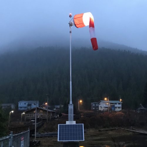 Solar LED Wind Cones Supplied and Installed by Aviation Renewables ...