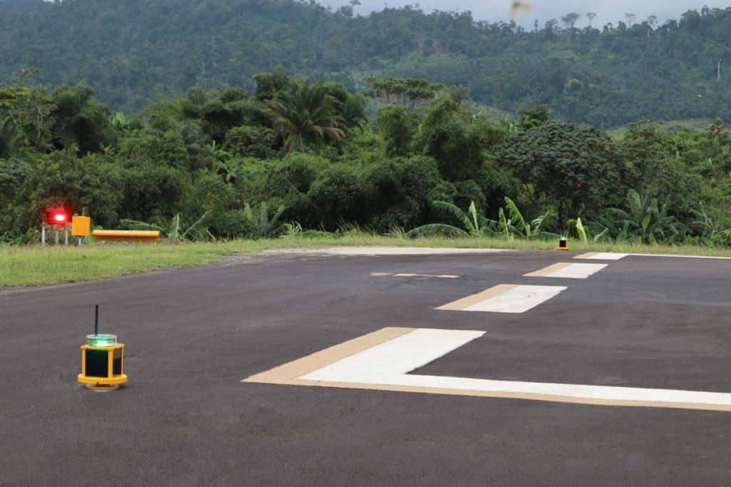 LED Helipad Lighting System Installed & Commissioned in Africa