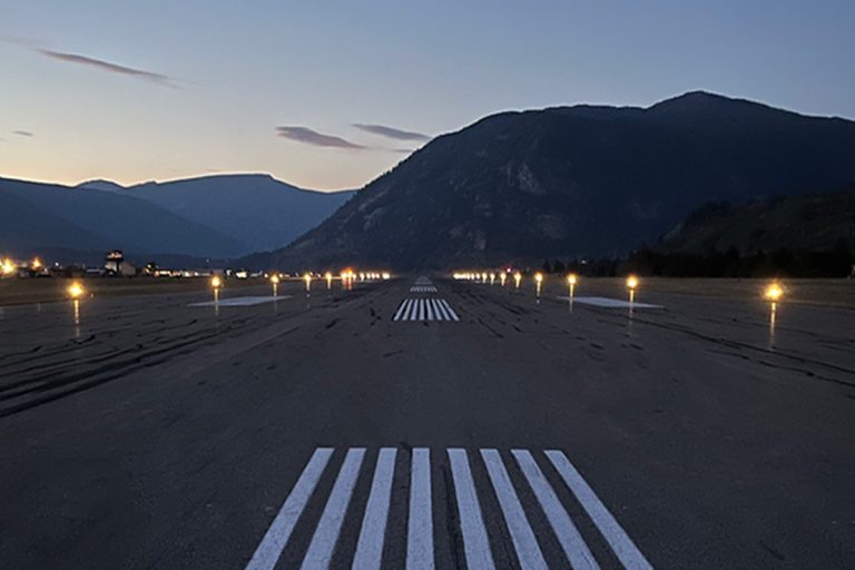 Solar Runway Lighting and Reflective Signage installed at British ...